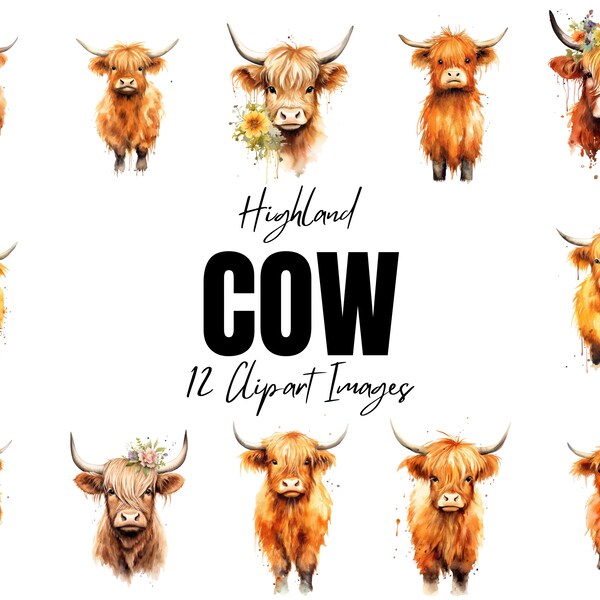 Heilan Coo Clipart - Etsy