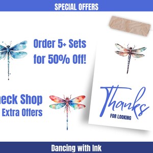 Dragonfly Clipart Set Delicate Pastel Dragonflies Insects Digital ...