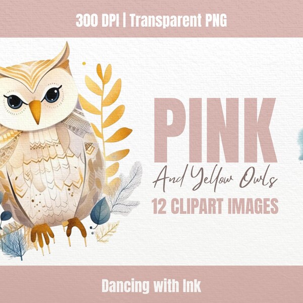 Owls Digital Clipart - Etsy UK