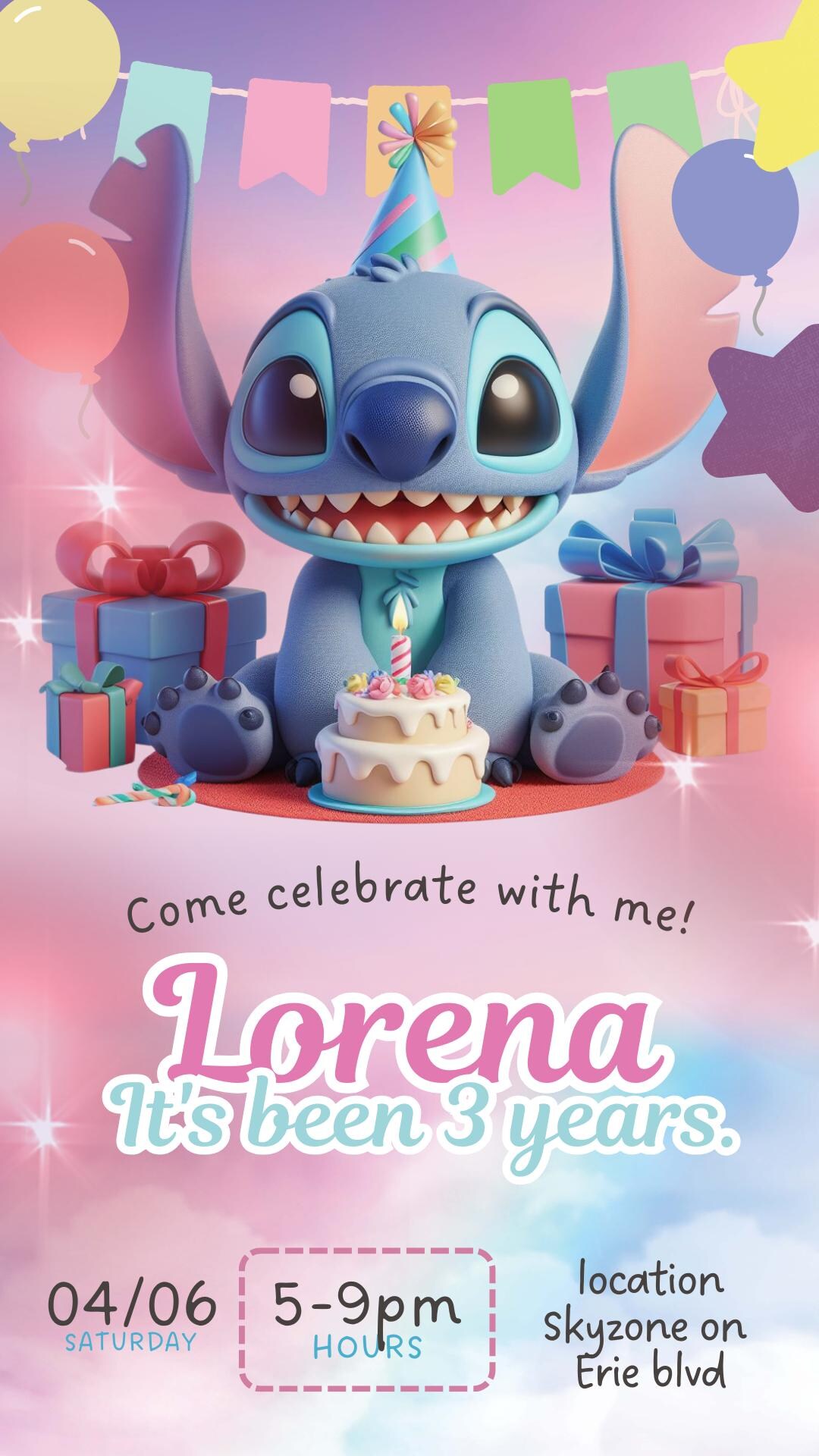 Lilo and Stitch Digital Party Invites - Etsy