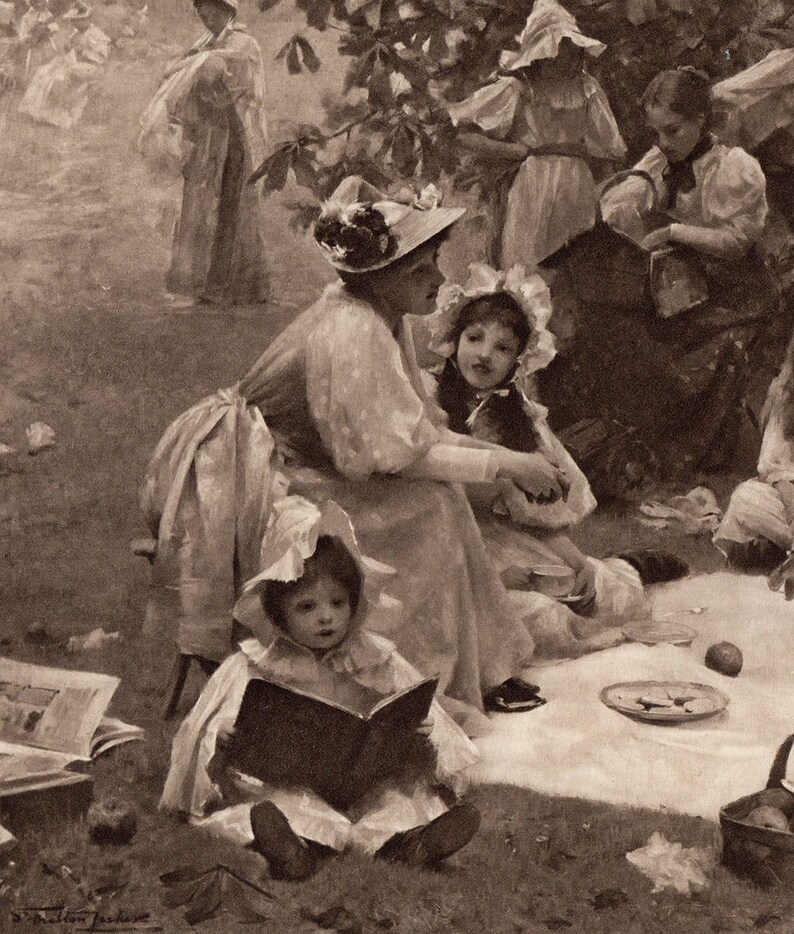 Samuel Melton Fisher 1800s Sensational Antique Print "the Children's ...