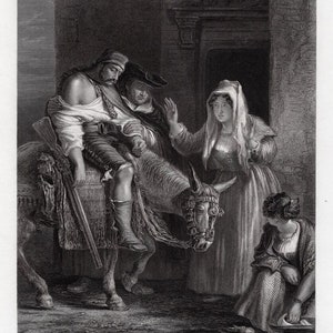 1800s DAVID WILKIE Engraving the Wounded Guerilla Signed Framed COA - Etsy