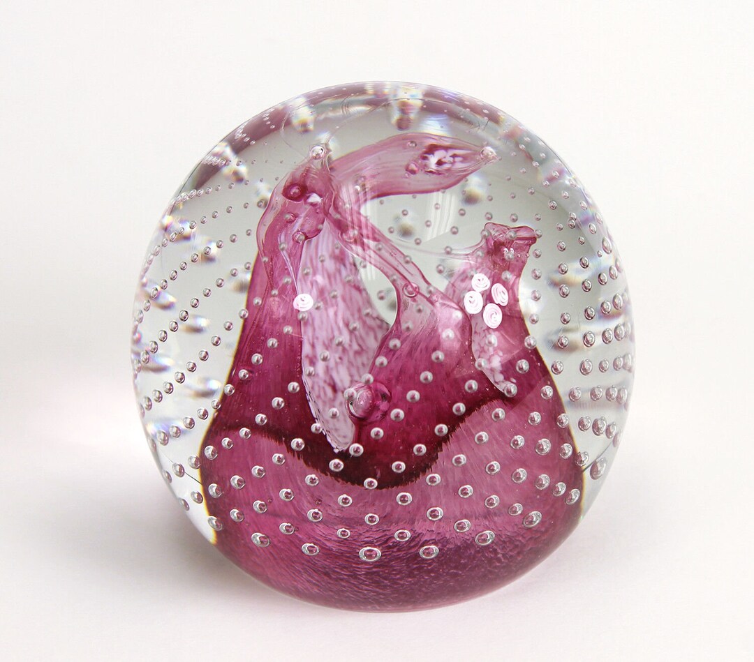 Caithness 1982 Paperweight "cauldron Ruby" Innes Burns Designer - Etsy UK