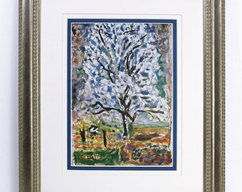 Almond Tree Print - Etsy