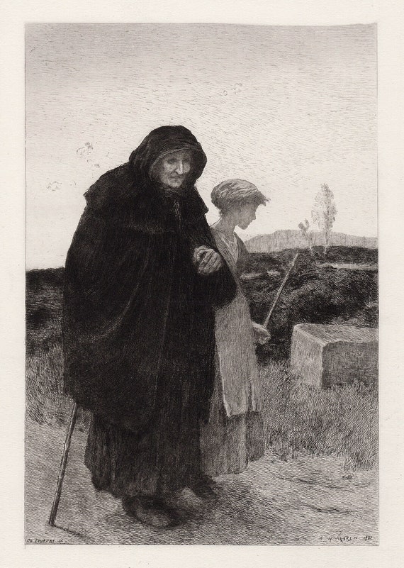 1800s Arthur Hardwick Marsh Etching forgotten and | Etsy