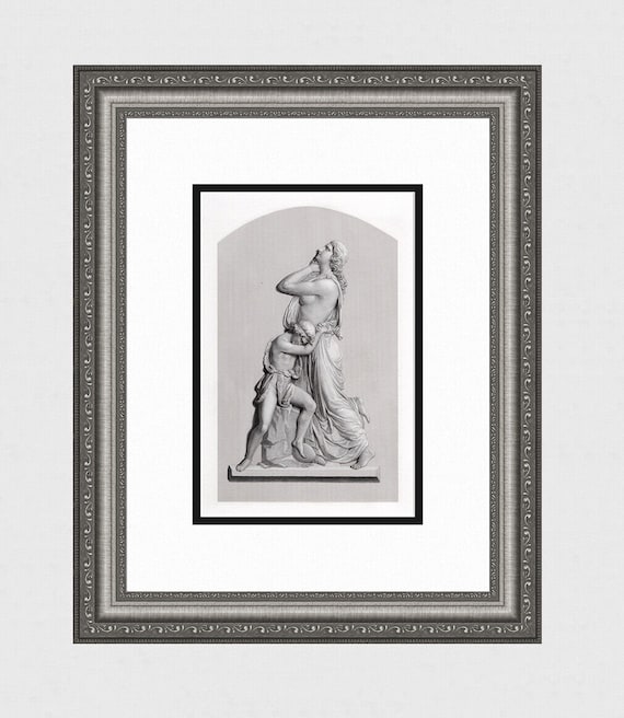 1800s Edward Sheffield Bartholomew Engraving hagar - Etsy