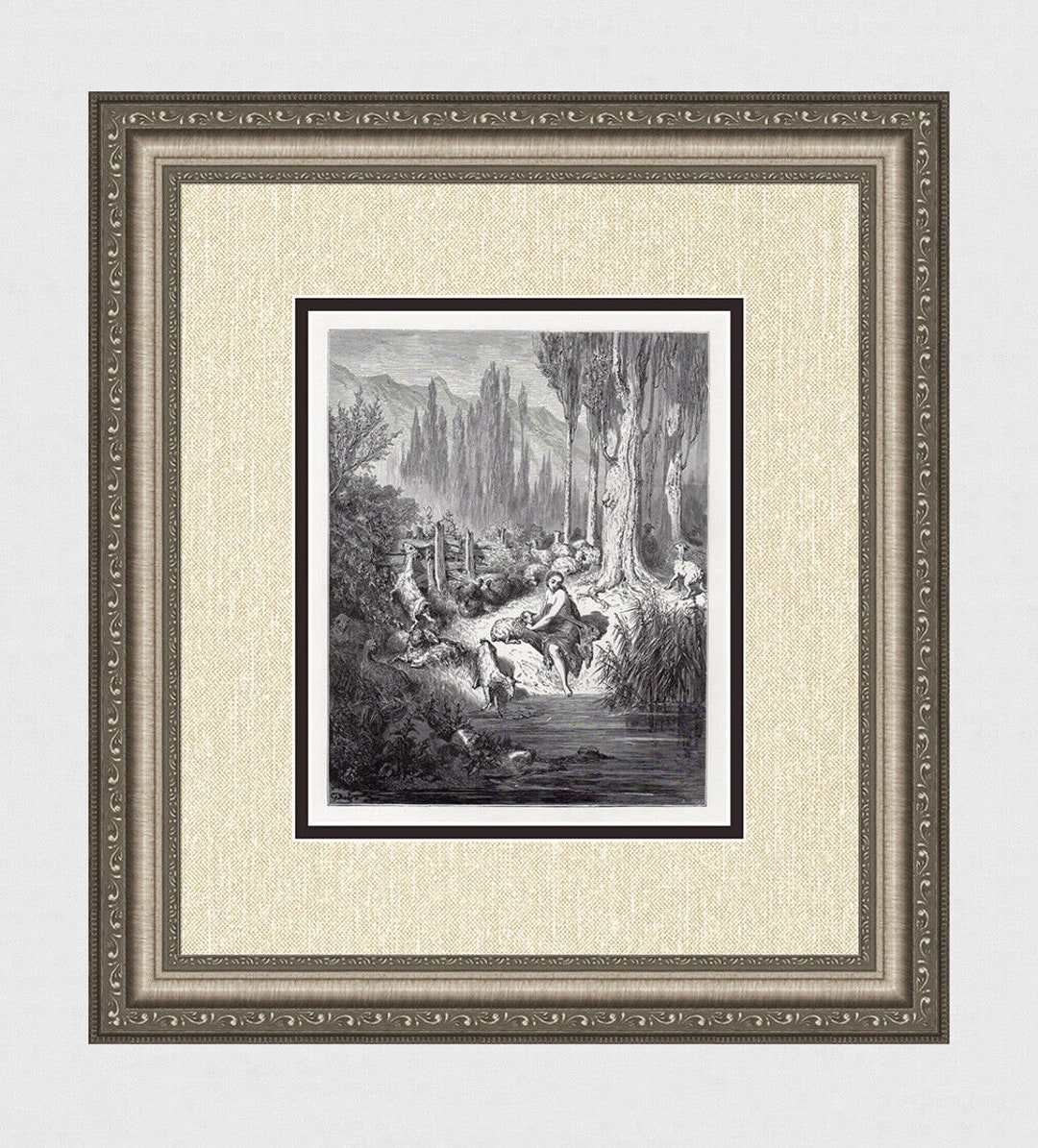 1800s DORE Fairytale Woodcut "the Princess's Natural Beauty" Gallery ...