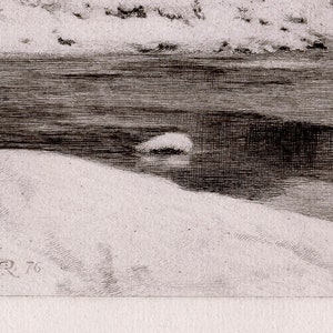 George REID 1800s Detailed Etching "jedburgh" Custom Framed SIGNED ...