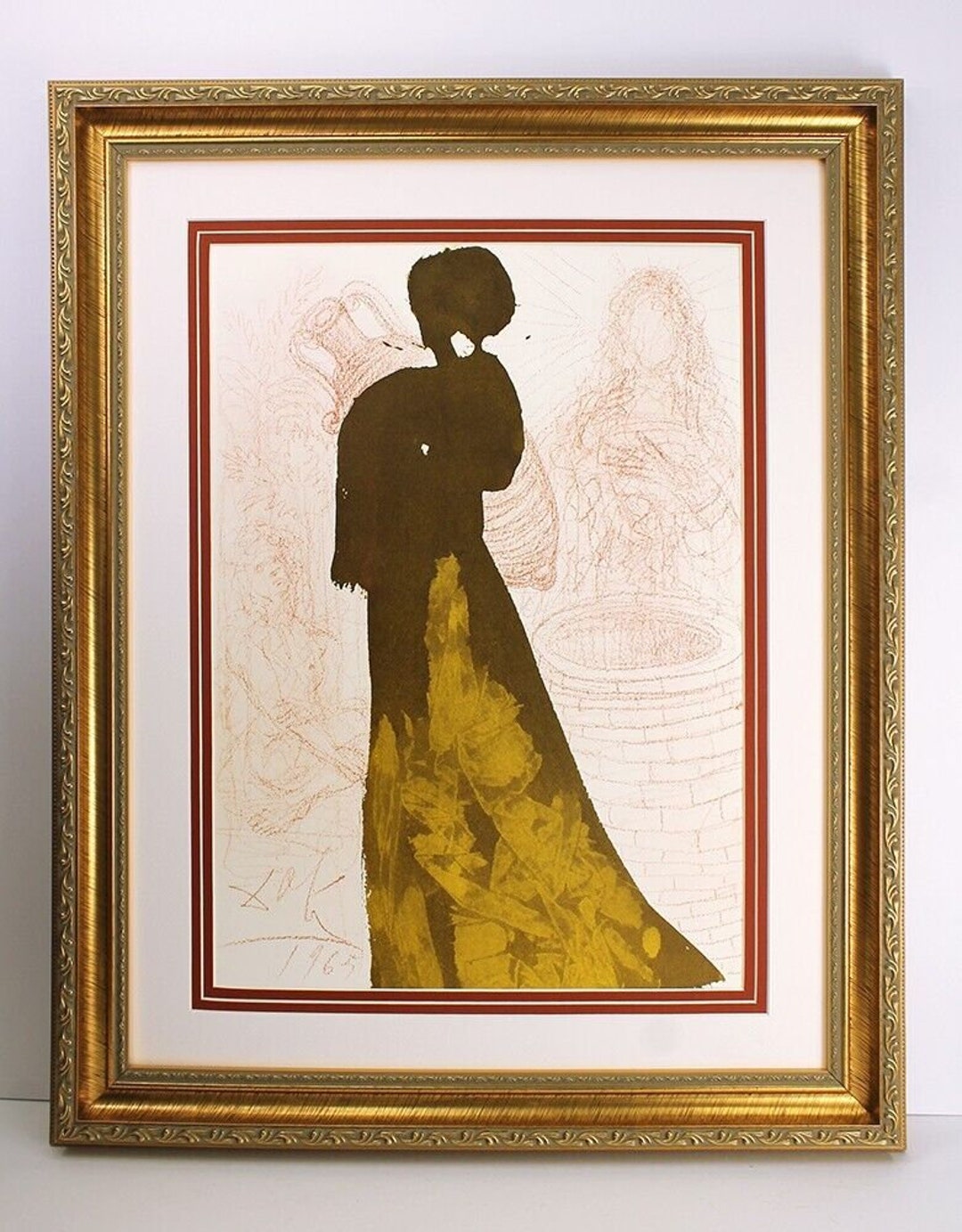 DALI 1967 ORIGINAL Signed Biblia Sacra "do Not Overlook Your Lord and ...