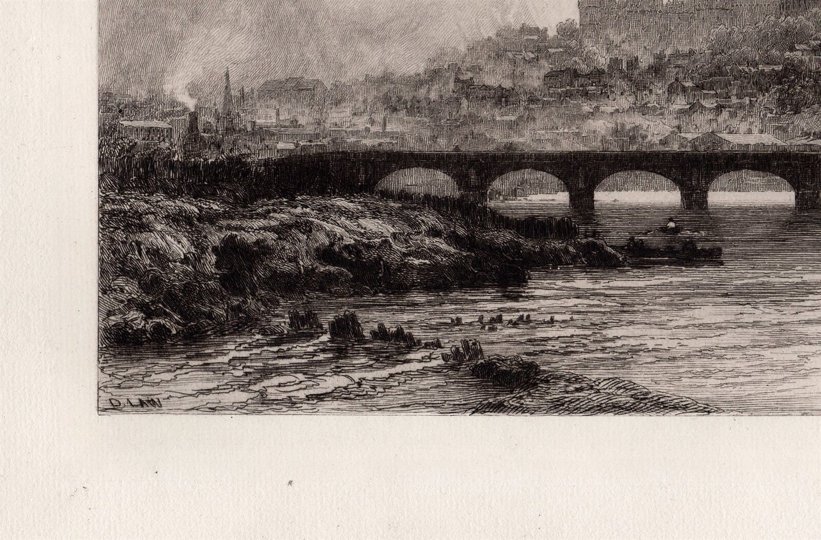 David LAW 1800s Original Etching lancaster SIGNED - Etsy