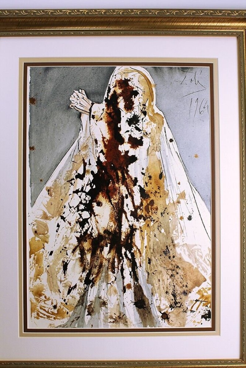 1967 Original SALVADOR DALI Biblia Sacra "lazarus Raised From the Dead ...