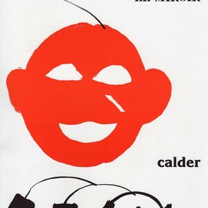 Alexander CALDER 1976 ORIGINAL Color Lithograph "the Red Mask" Framed ...