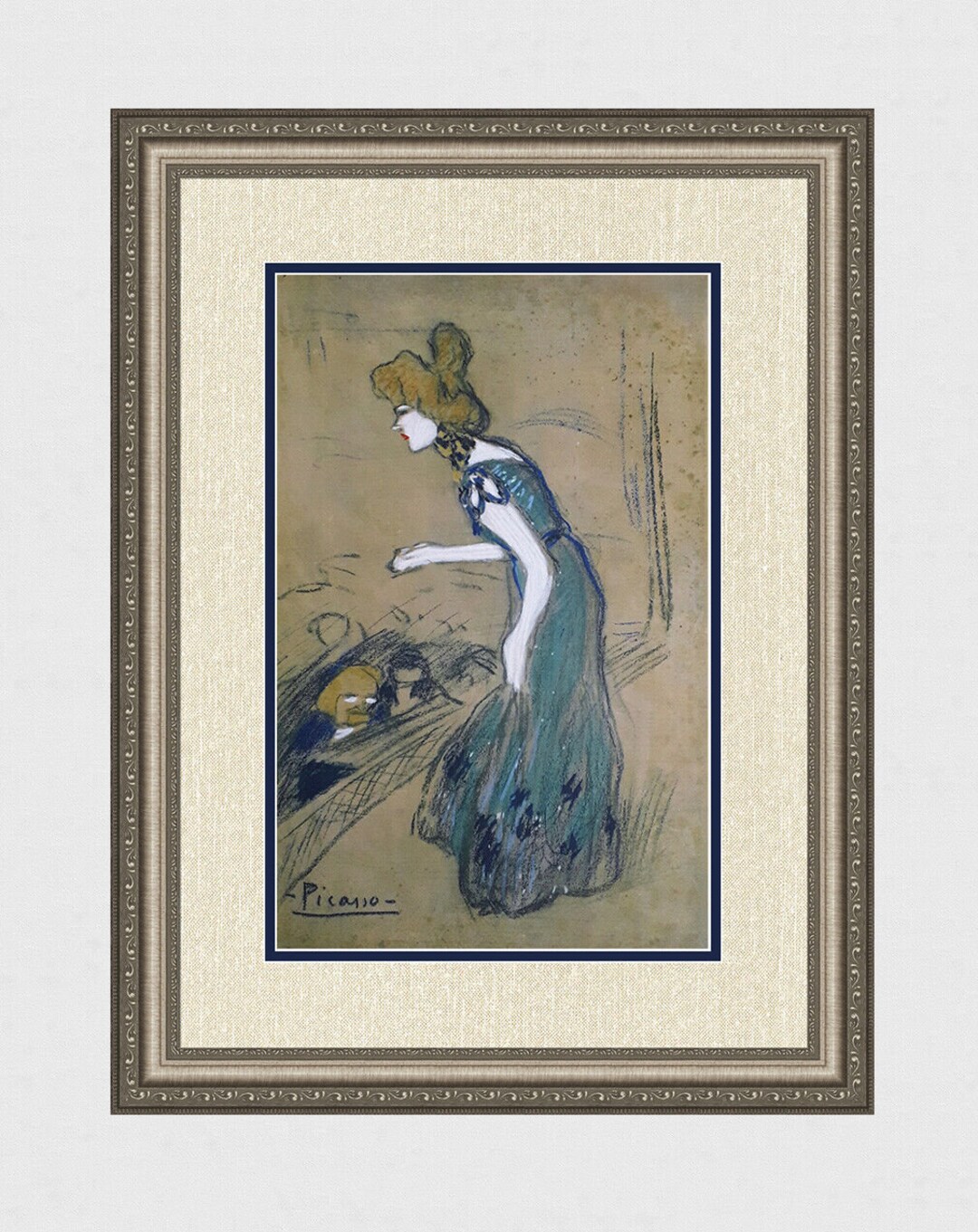 1963 PICASSO Limited Pochoir Lithograph gypsy Fortune-teller Gallery ...