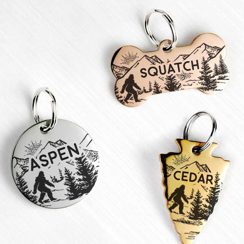 Dog Arrow Head Tags - Etsy