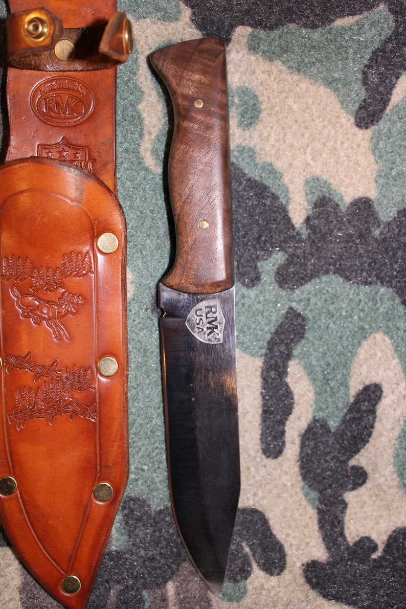 Hand Forged Hunter / Camp Knife - Etsy