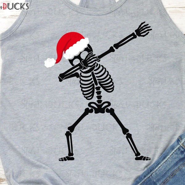 Dabbing Skeleton Svg - Etsy