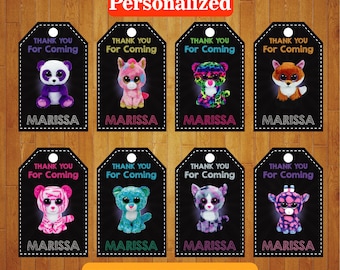 Beanie boo tags | Etsy