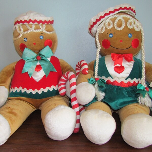 Large Plush Gingerbread - Etsy