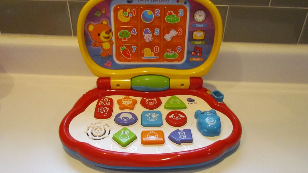 Baby's Vtech Tote N Go Vtech Brilliant Baby Laptop Educational Toy ...