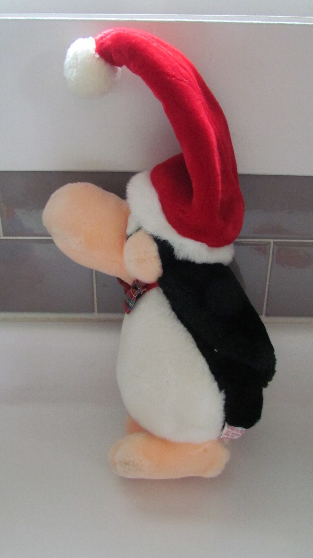 80's Vintage Opus Plush Stuffed Animal Santa Hat Christmas From Bloom ...