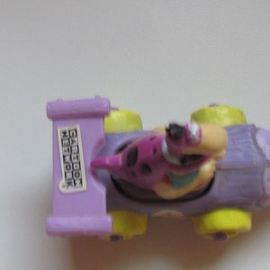 90's Toy Cartoon Network Flintstone Wacky Racing Car With Fred and Dino ...