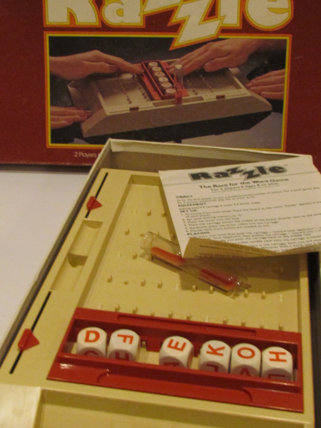80's Vintage Razzle Race Word Game Made in USA Parker Brothers 1981 - Etsy