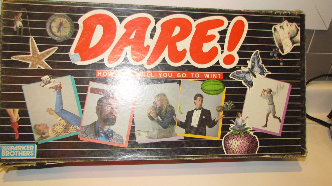 80's Vintage Dare! Board Game, 1988 by Parker Brothers How Far Will You ...