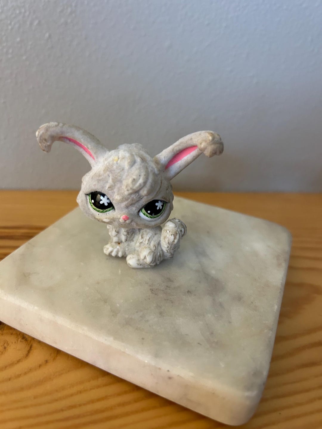 Vintage Littlest Pet Shop Lps White Angora Rabbit #515 Bunny ...