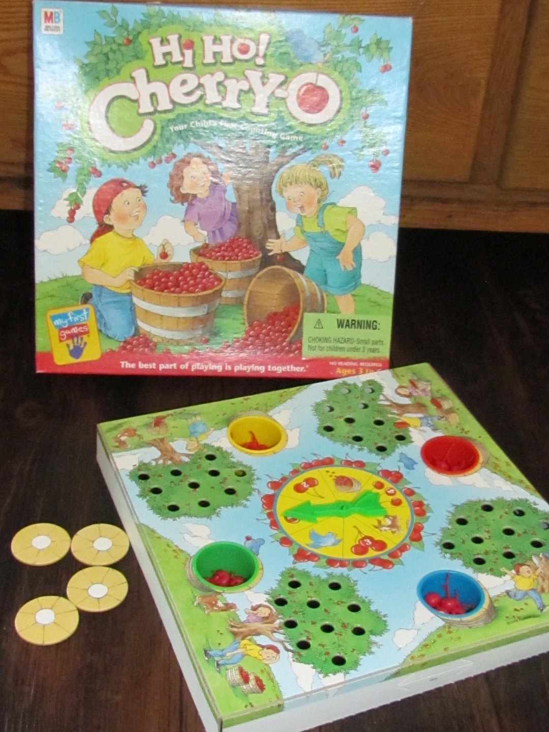 90's Vintage Hi Ho! Cherry-o 1999 Milton Bradley Counting Game - Etsy