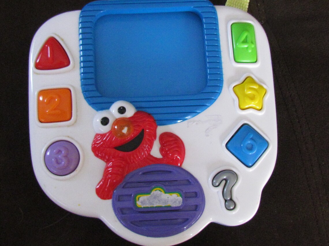 Vintage Sesame Street Elmo Preschool shapes and numbers 1999 | Etsy