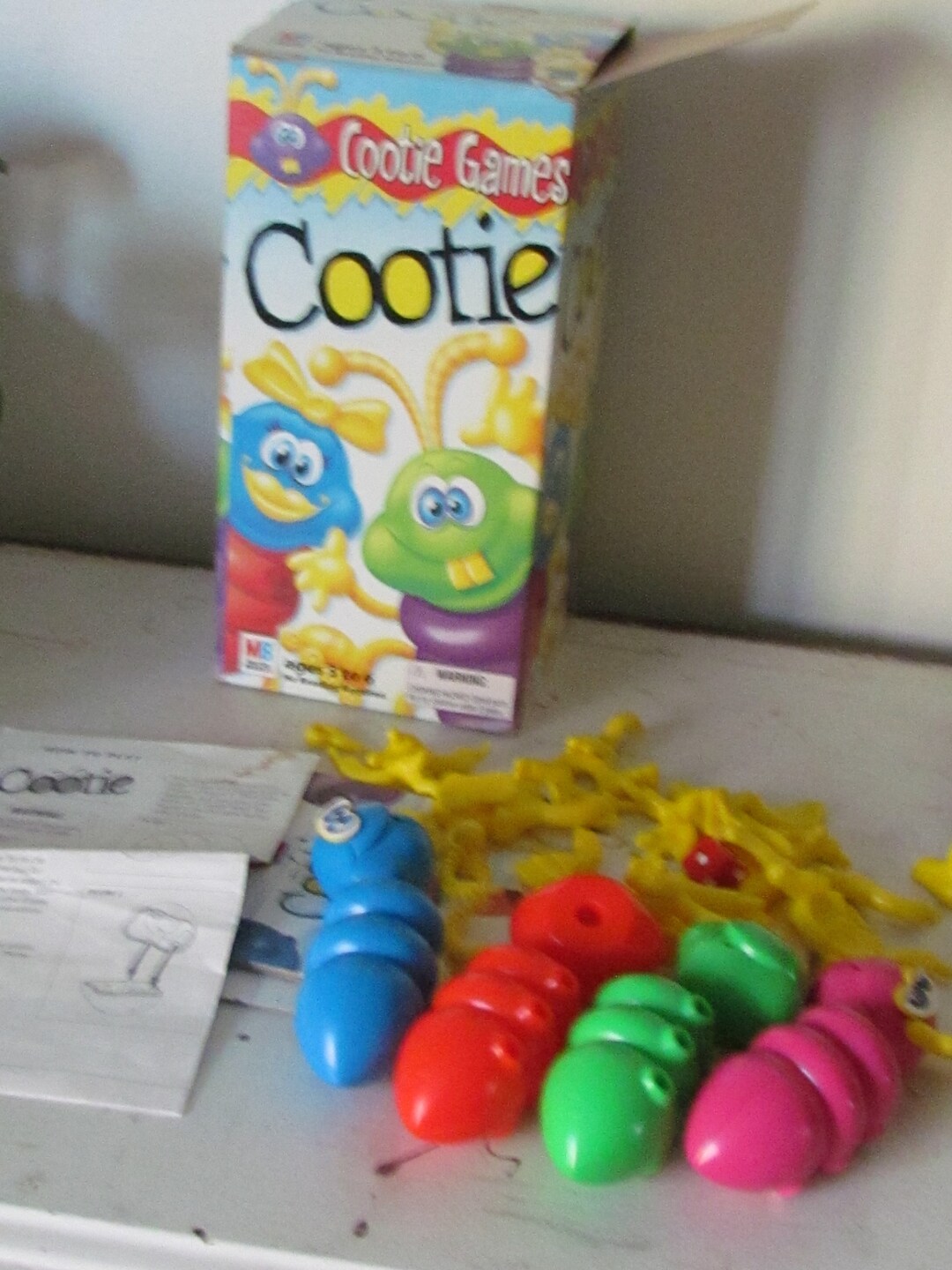 90's Vintage Schaper COOTIE Pre-school Game Toy Age 3+ 1999 Made in USA ...
