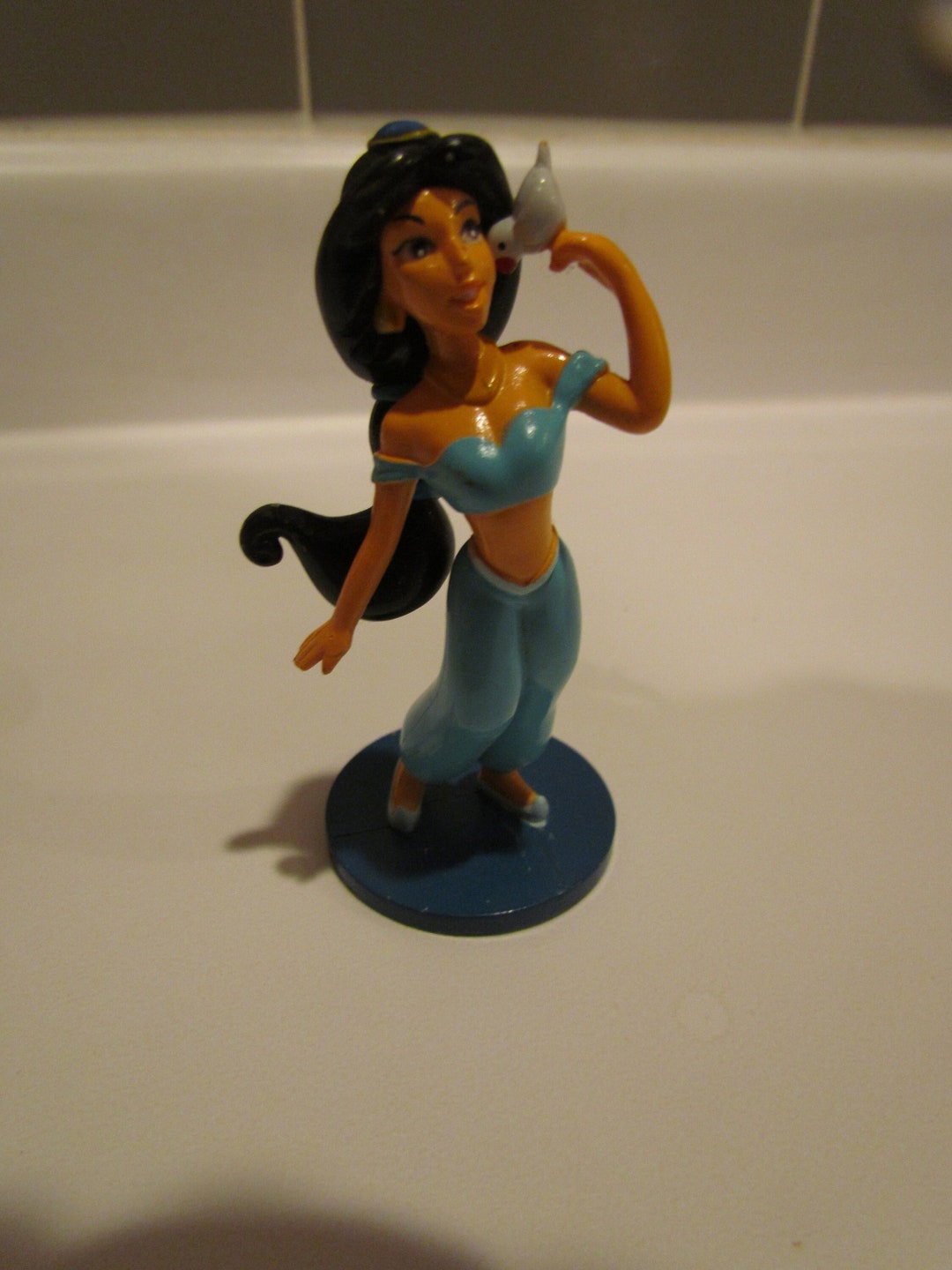Disney Princess Jasmine With Bird From Aladdin PVC Figure Topper ...