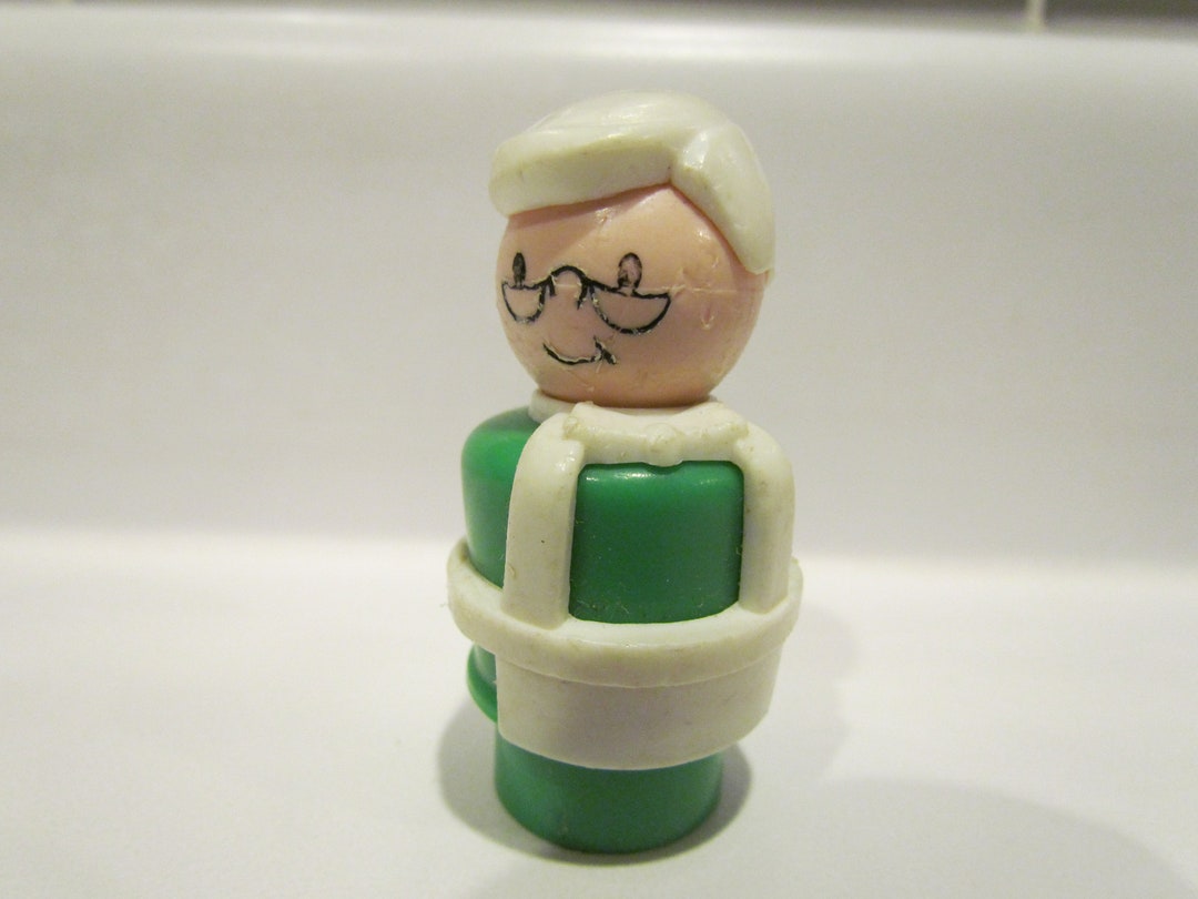 70's Vintage Fisher Price Little People Mrs. Hooper Figure Store Sesame ...