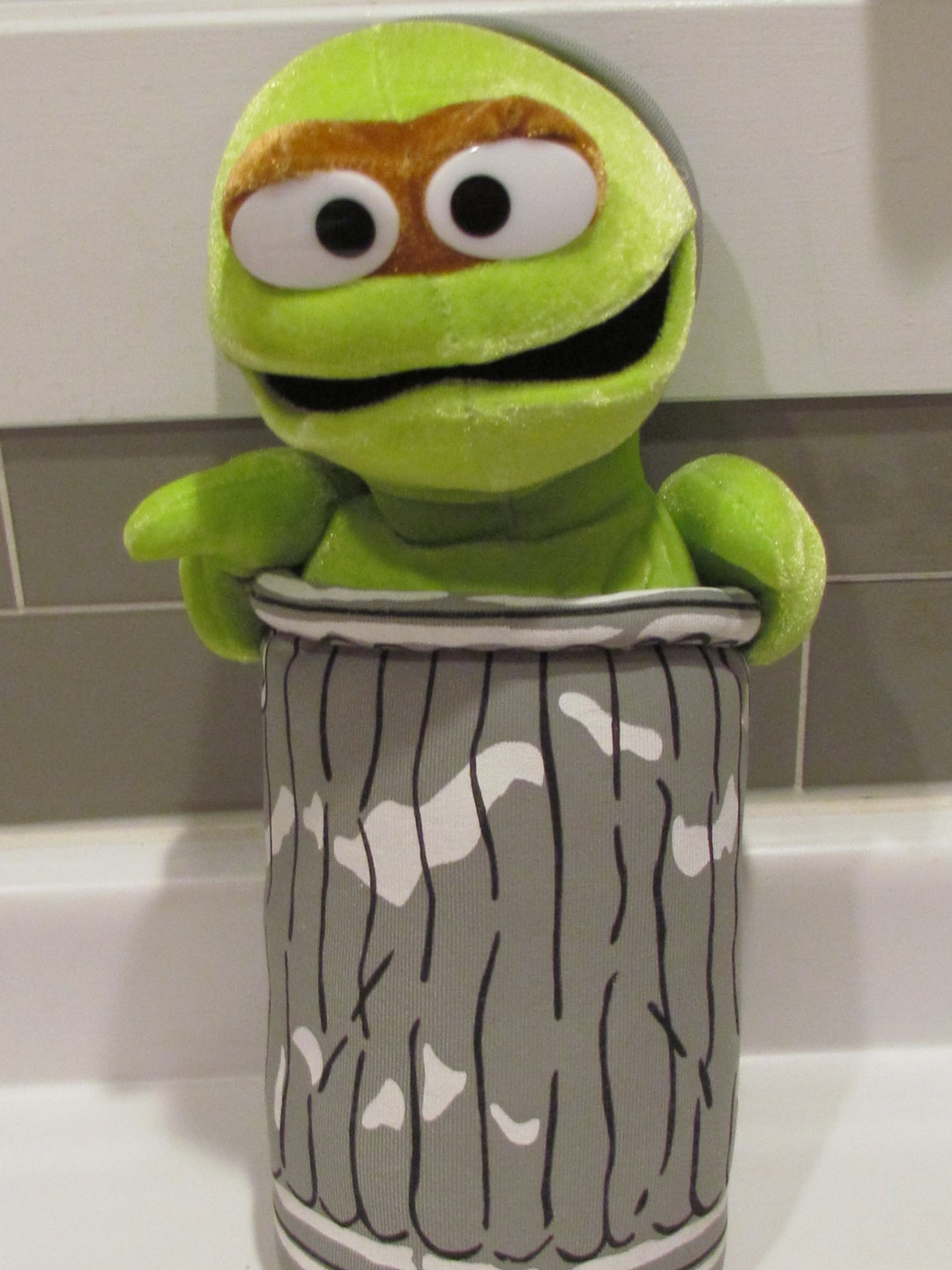 Oscar the Grouch Plush Sesame Street Plush Muppets PBS Nanco - Etsy