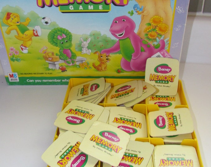 Vintage 1999 USA Made Milton Bradley 90's Memory Game MB Matching ...