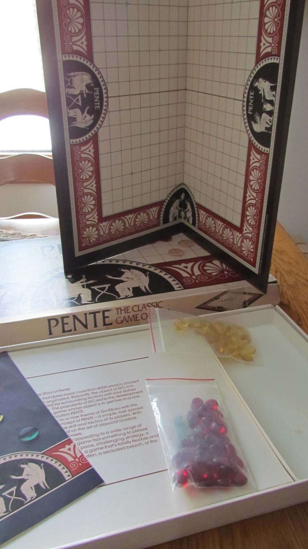 80's Vintage Pente the Classic Game of Skill 1982 Stones No. 0052 USA ...