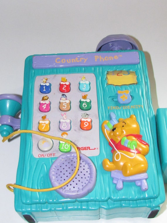 Vintage Tiger Electronics Winnie the Pooh 1997 Country Phone | Etsy