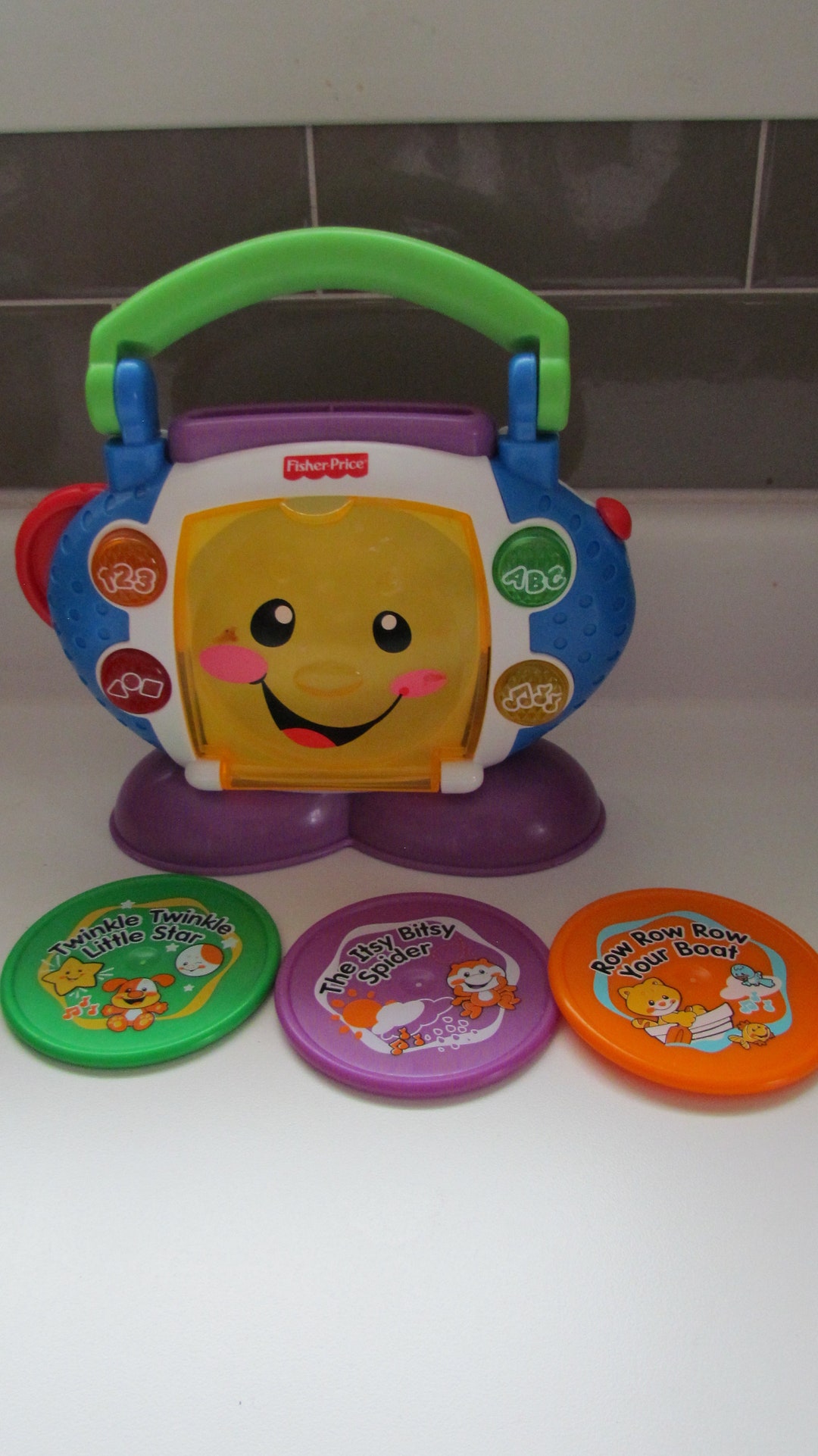 Fisher-price Laugh & Learn Sing-with-me CD Player Music Songs Toy - Etsy