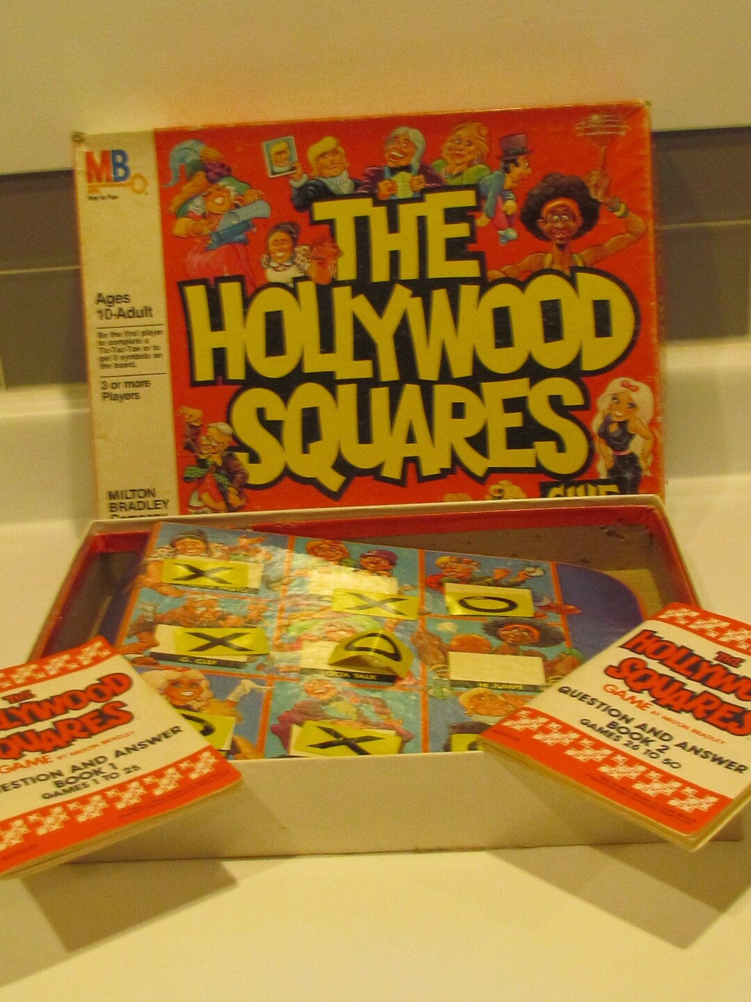 Vintage 1980 Hollywood Squares Game Milton Bradley #4009 80's TV Show ...