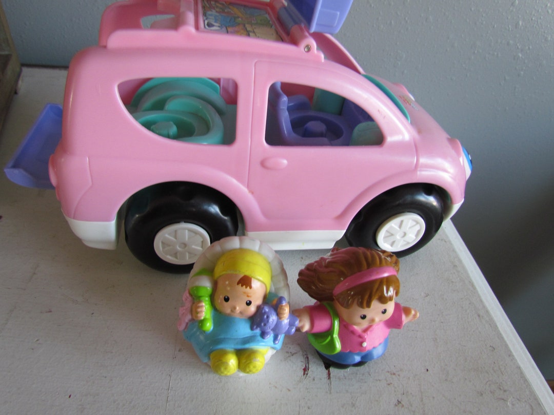 Fisher-price Little People Open and Close SUV Musical Mom & Baby Mini ...