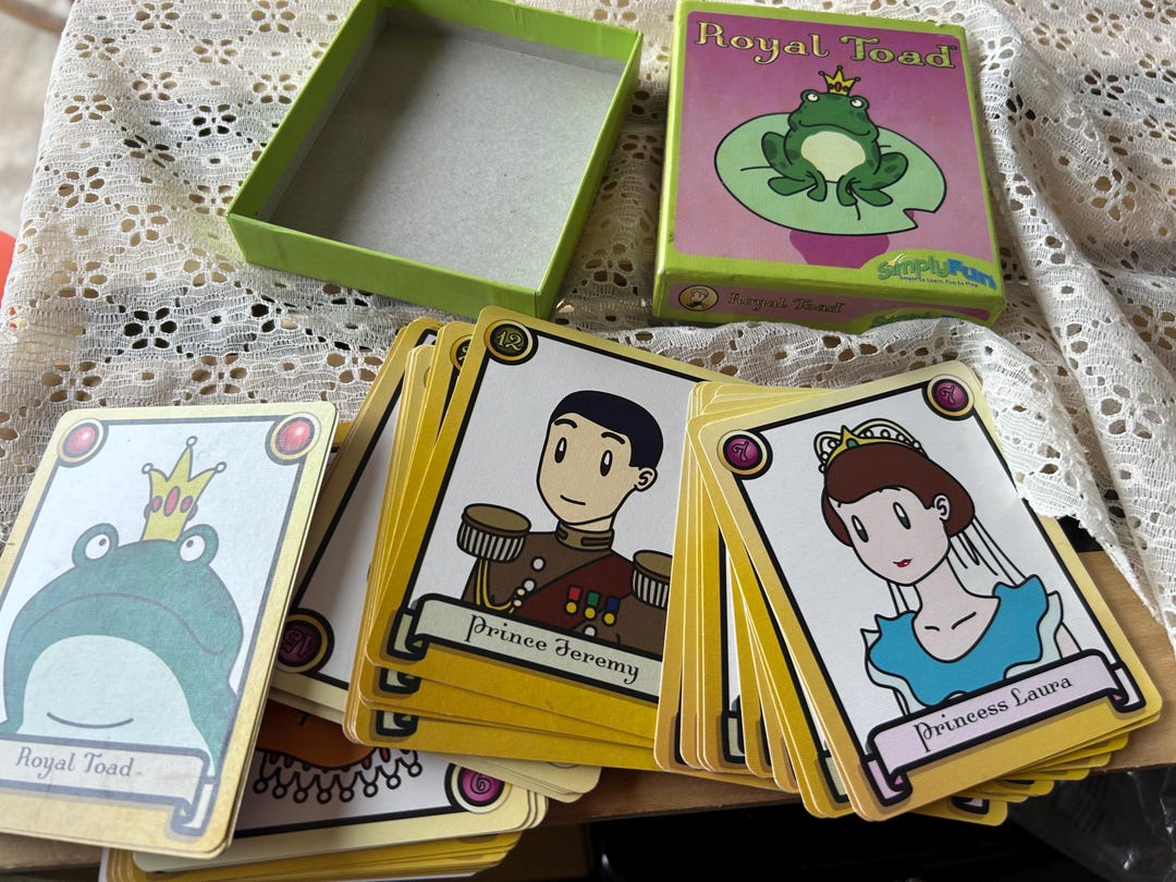Royal Toad (card Game, 2005) Simply Fun Games Kids "old Maid" Classic ...