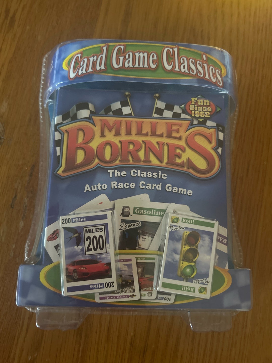 Vintage Classic Card Auto Racing Game Mille Bornes Vintage Edition ...
