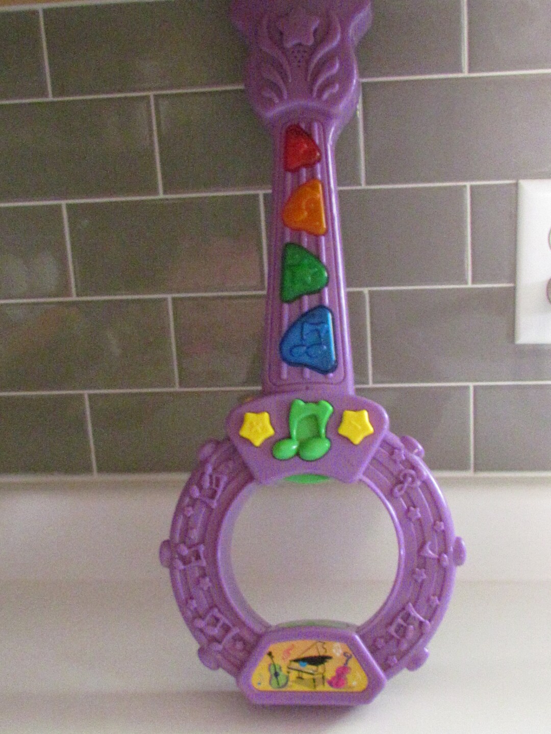 Red Box 2001 Vintage Banjo Toy Purple Music Lights Up - Etsy