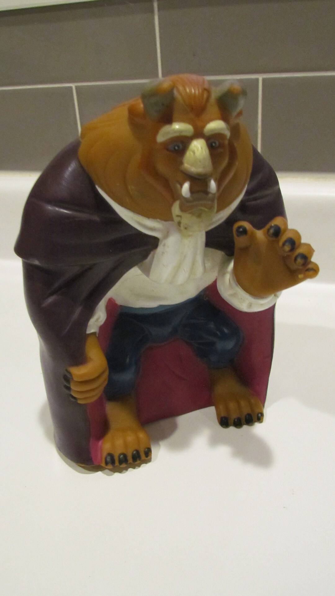 90's Vintage Pizza Hut Kids Meal Hand Puppets Disney Beauty and the ...