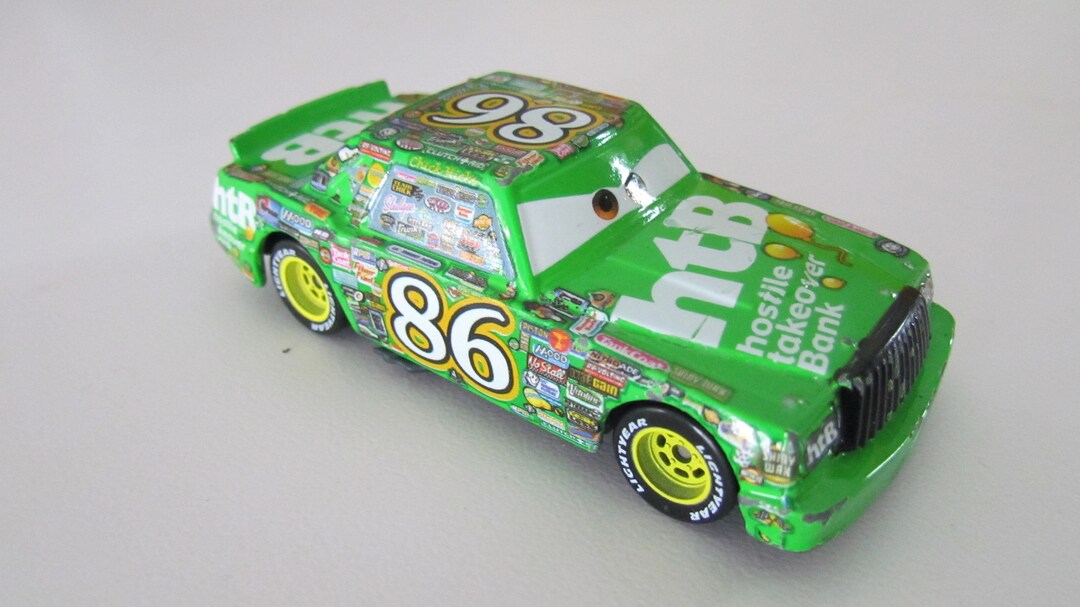 Chick Hits #86 HTB Hostile Bank Takeover Race Car Disney Pixar Cars 1: ...