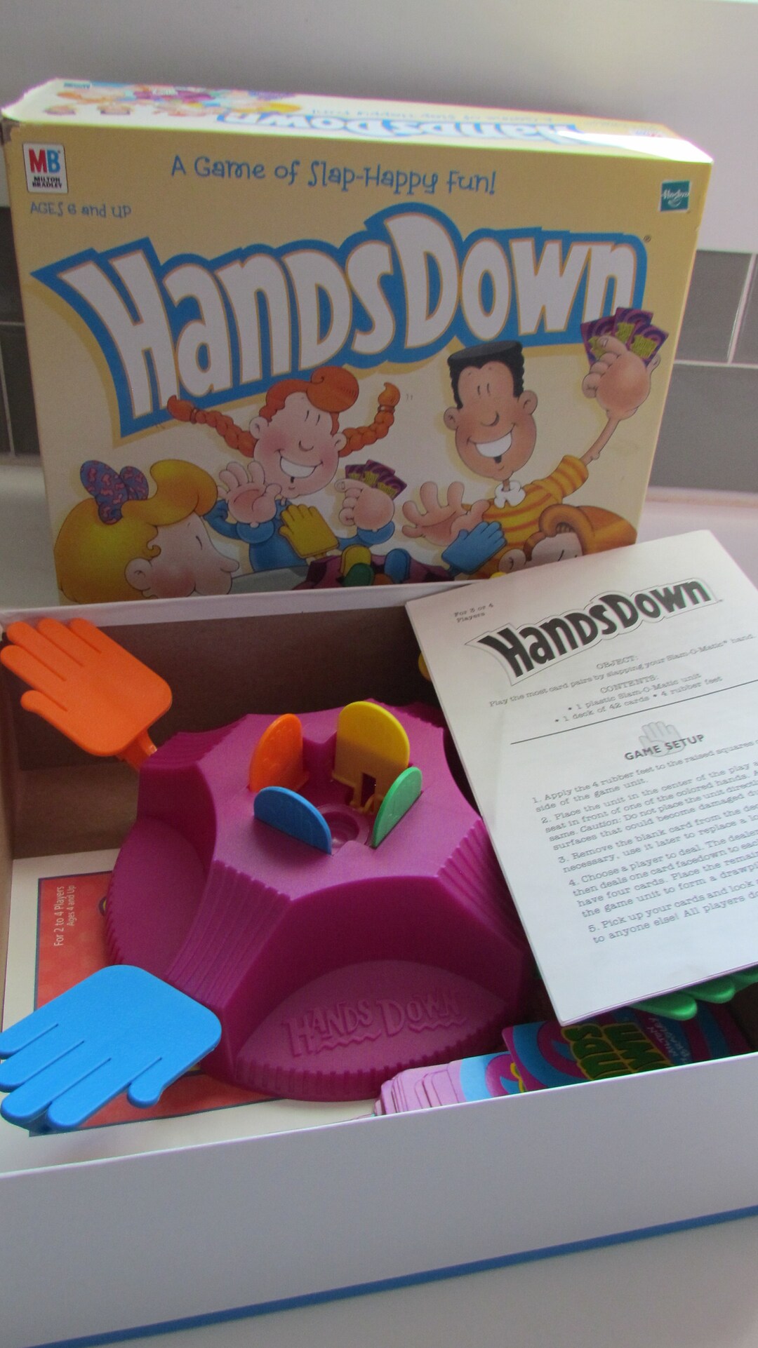 Vintage 1999 Hasbro "hands Down" Game by Milton Bradley 90's 04845 Slap ...