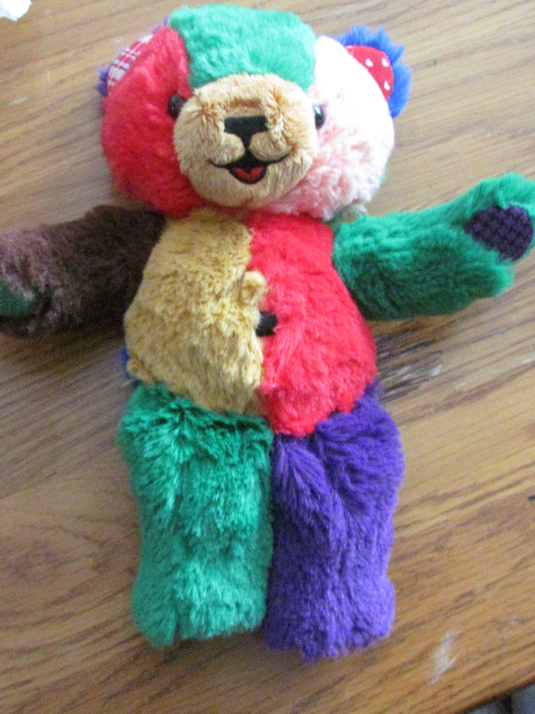 Vintage Rare Peef the Christmas Bear Plush 1996 Squeeker 10 " Tom Hegg ...