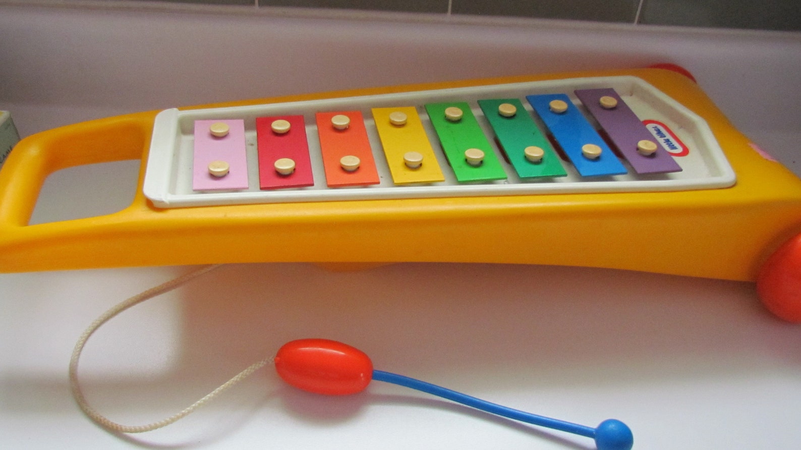 Little Tikes Tap a Tune Piano Xylophone Red Musical Toy Child Play on ...