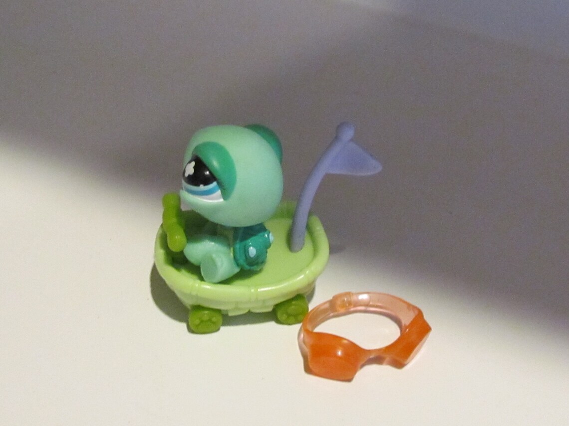 Hasbro Littlest Pet Shop LPS Portable Pet Turtle With | Etsy
