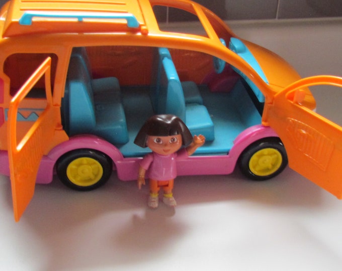 Mattel Vintage DORA THE EXPLORER Dollhouse Van Mattel 2003 Music Sounds ...